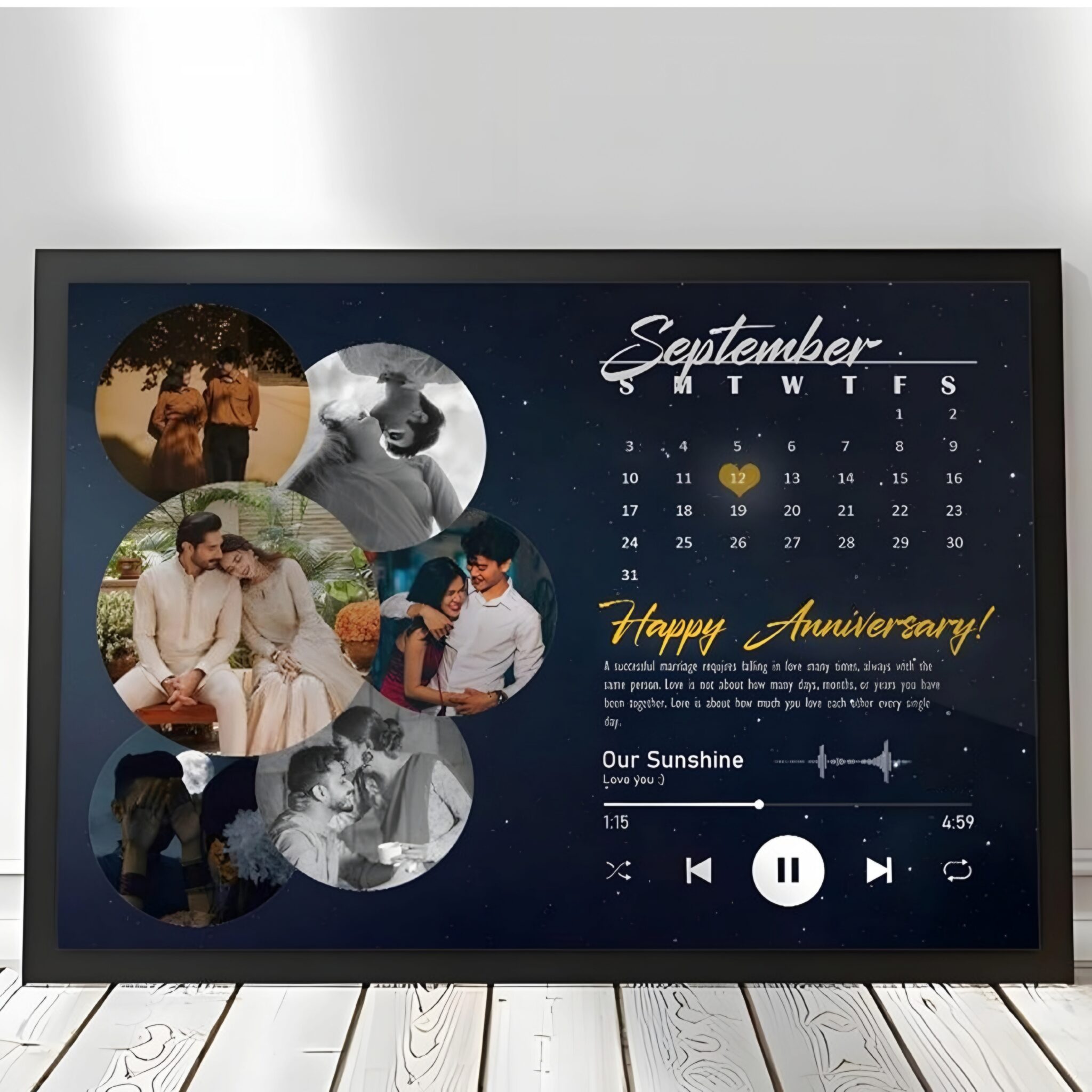 CUSTOMISED Photo Collage Frame – Secret Signature